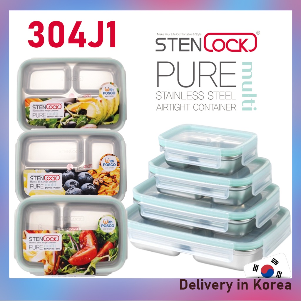 [STENLOCK] 純不銹鋼304J1鋼製食品容器配菜 | 蝦皮購物