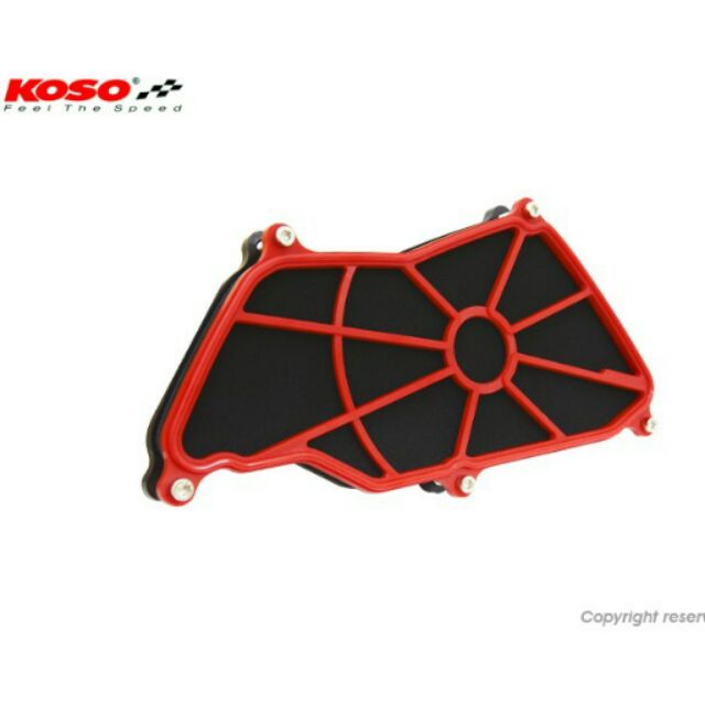 現貨KOSO BWS 競技型高流量空濾 空氣濾清器 濾網 BWS125 BWSX BWS X 大B | 蝦皮購物