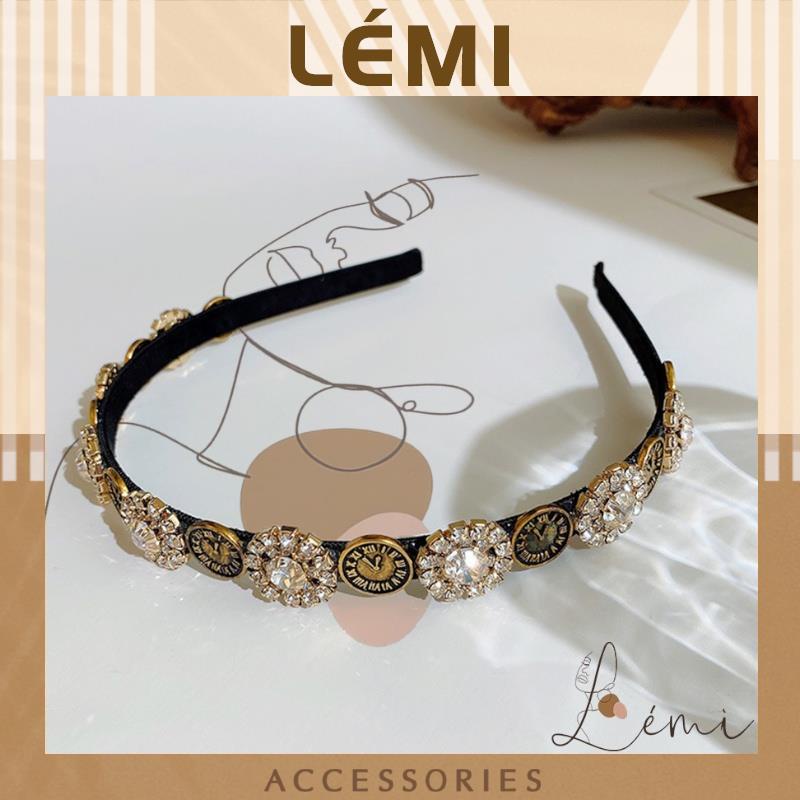 花形寶石髮帶奢華誘人經典款式 Lemi Accessories | 蝦皮購物