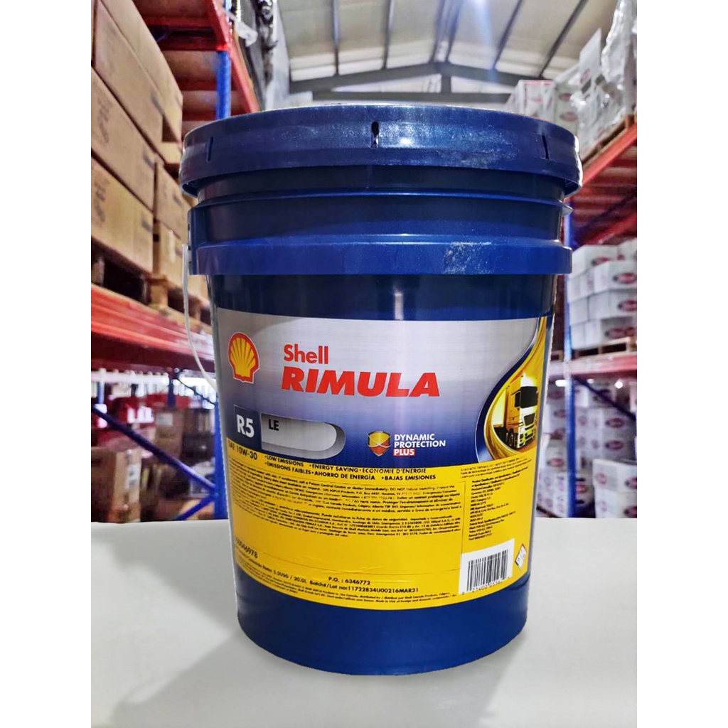 『油工廠』SHELL RIMULA R5 LE 10W30 20L 殼牌 重負荷 重型 柴油 | 蝦皮購物