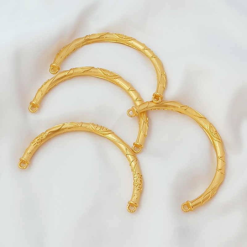 手鐲 diy 14k 包金 18K 銅包金 保色 古法金 實心 彎管 福字 半鐲 編制 手繩 串珠 轉運 手鍊 | 蝦皮購物