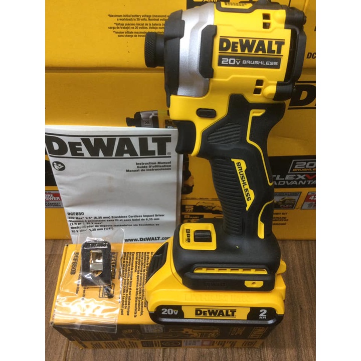 含稅美國得偉原廠DEWALT DCF850 起子機最新機種 衝擊起子長溝板短溝也通用 | 蝦皮購物
