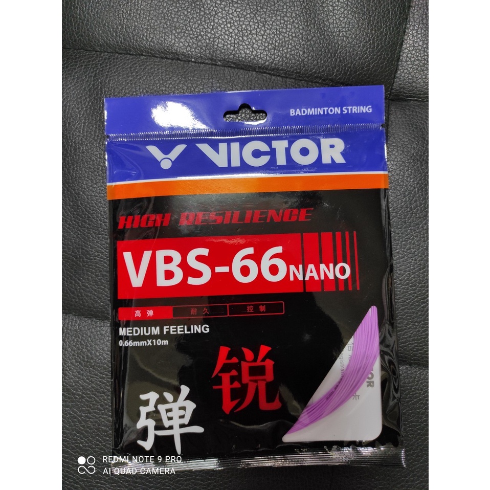 VICTOR 勝利 羽球線 VBS-66N VBS-66 NANO VBS66N 勝利羽球線 羽毛球線 最多顏色 小戴線 | 蝦皮購物