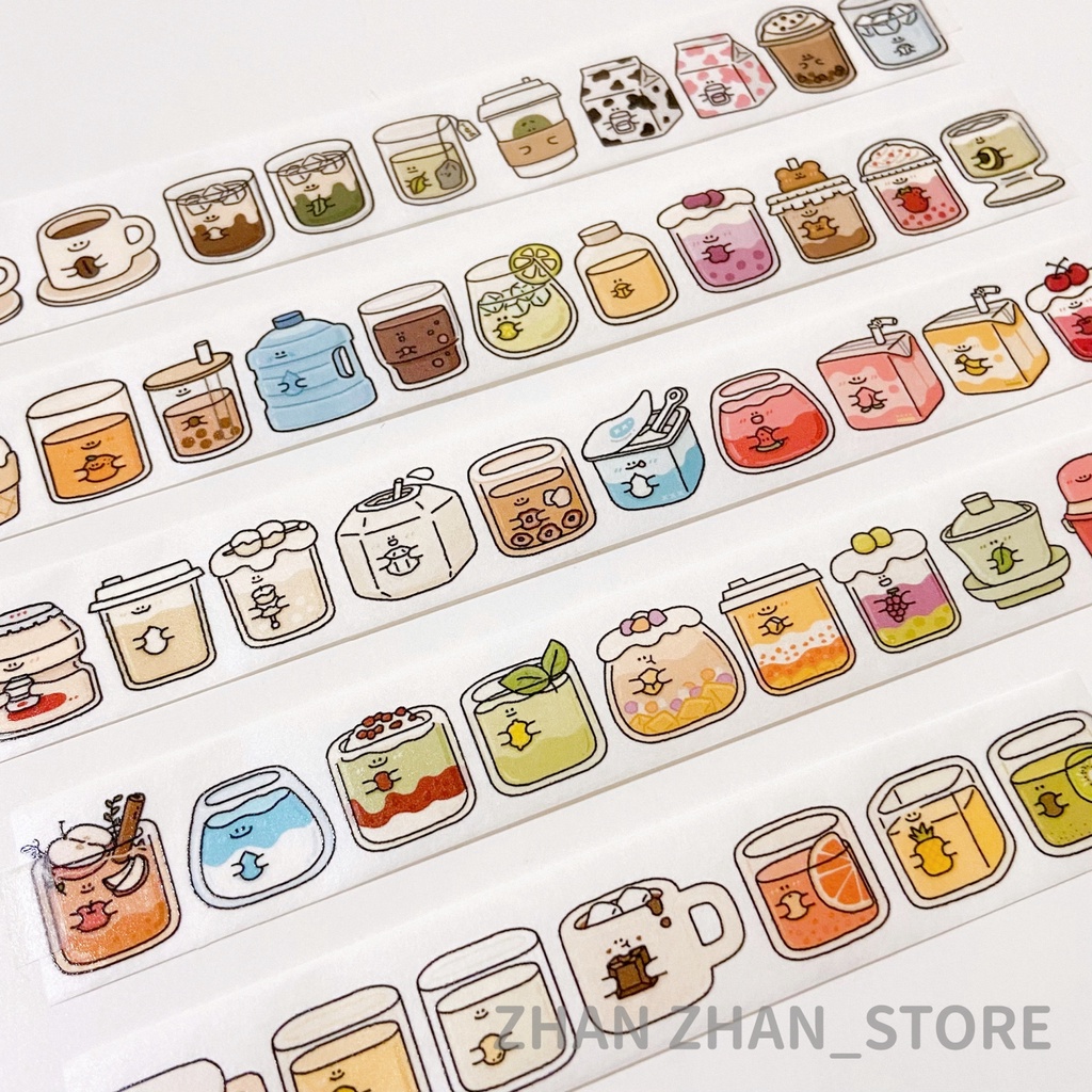 [紙膠帶分裝] xxkk炫炫酷酷 今天喝什麼 手帳和紙膠帶 | 蝦皮購物