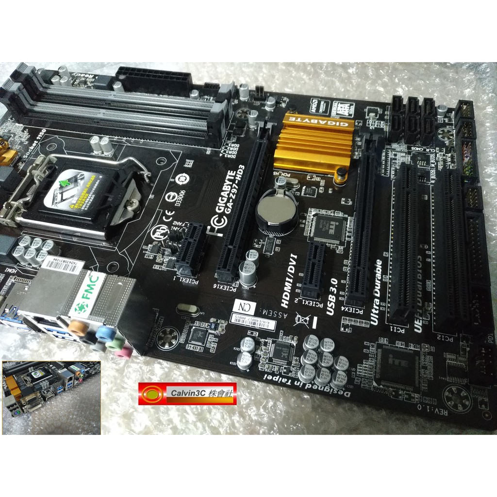 技嘉 GA-Z97-HD3 1150腳位 Intel Z97晶片 6組SATA 4組DDR3 內顯示 HDMI 電競版 | 蝦皮購物