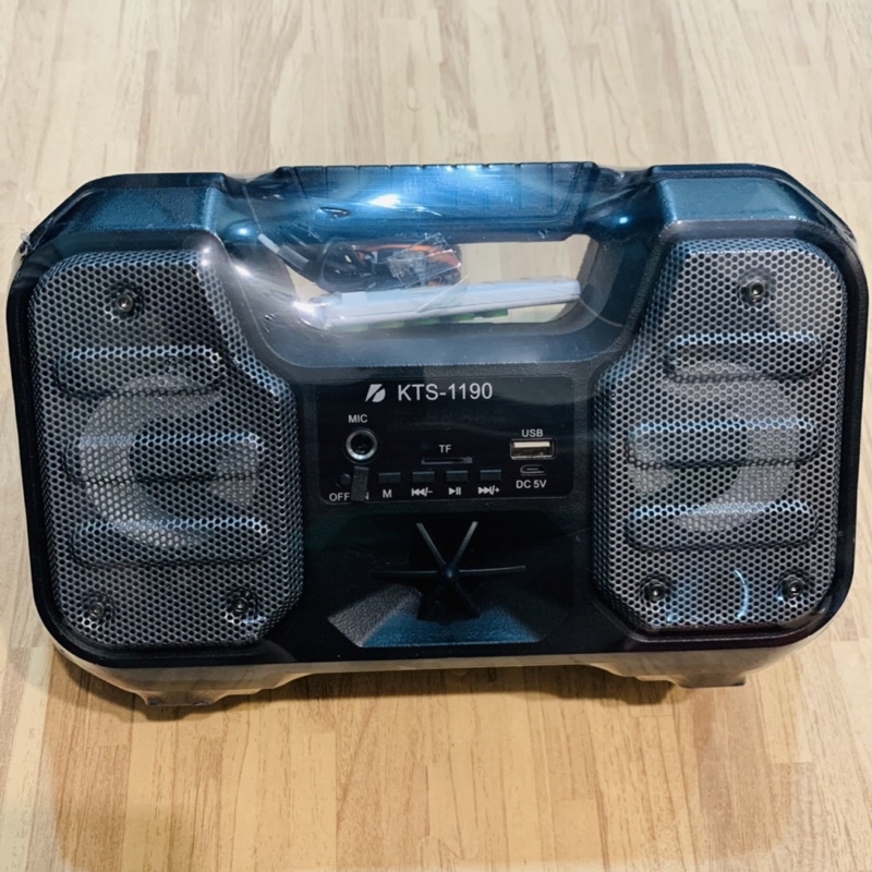 全新 kts 1190 藍芽 喇叭 音響 擴音器 唱歌 收音機 手提 | 蝦皮購物