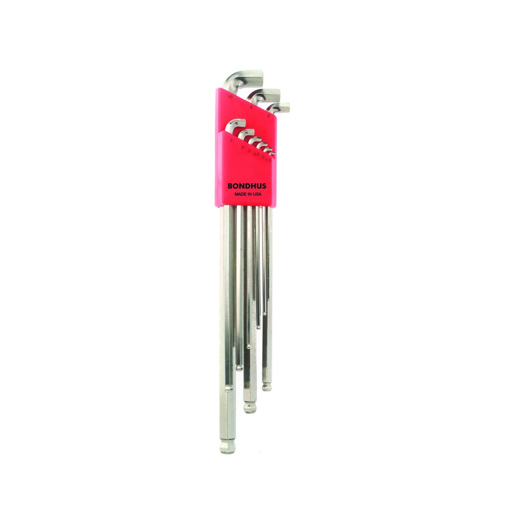MADE IN USA BONDHUS 六角扳手組 半導體設備指定使用品牌 16799 公制 超長短頭 9支組 | 蝦皮購物