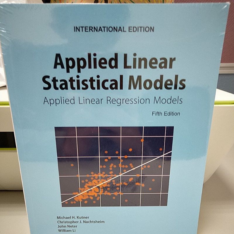 Applied Linear Statistical Models | 蝦皮購物