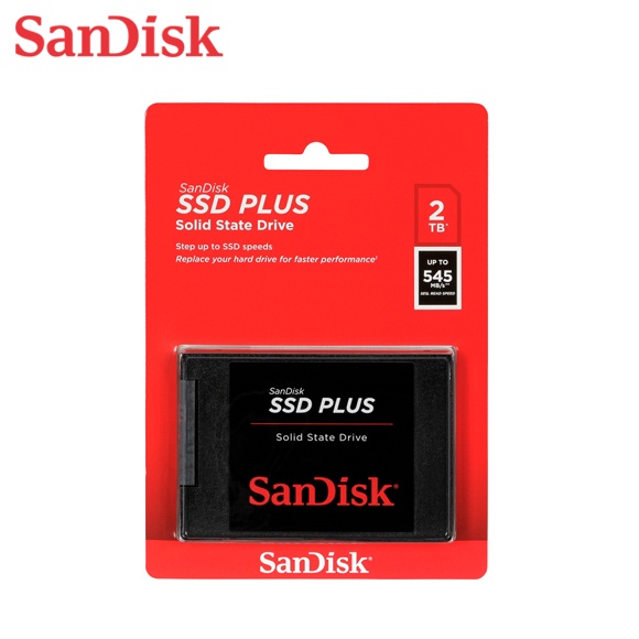 【台灣保固】SanDisk SSD Plus 1TB 2TB 2.5吋 固態硬碟 SATA III 速度545MB | 蝦皮購物