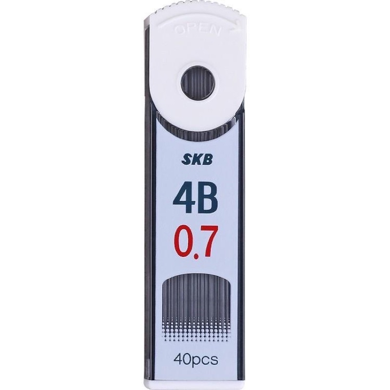 【九木文具社】 SKB自動鉛筆芯 0.5mm /0.7mm 規格：HB、B、2B、3B、4B鉛筆筆芯 鉛筆芯 PR-30 | 蝦皮購物