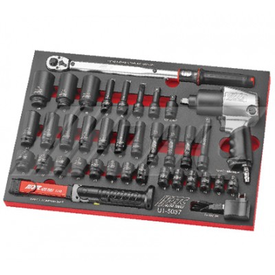 ZETA汽車工具 JTC-UI5037 共用型氣動組套 37PCS / 工具車 組套 工具 氣動 套筒 板手 工具 | 蝦皮購物