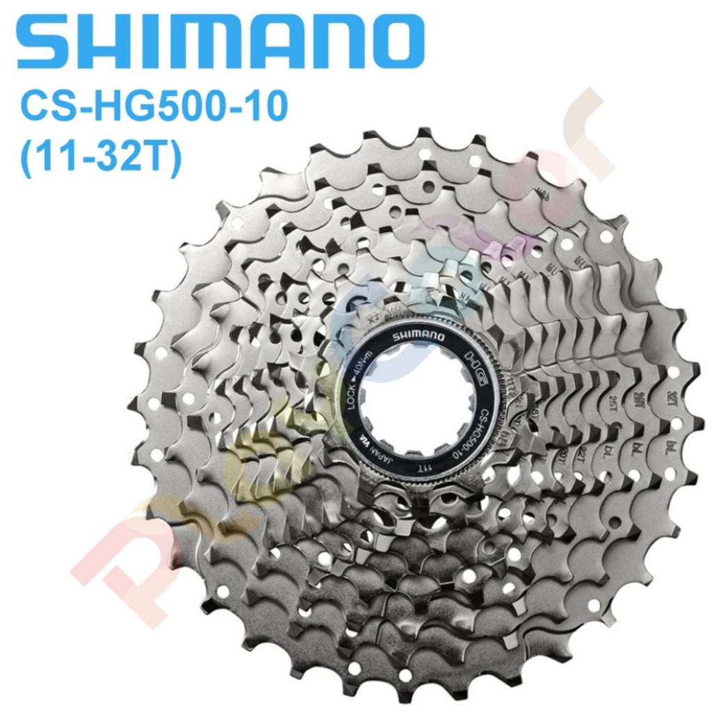 【SHIMANO CS-HG500-10 飛輪】公司貨 盒裝 10速 卡式 12-28T 11-32T 11-34T | 蝦皮購物