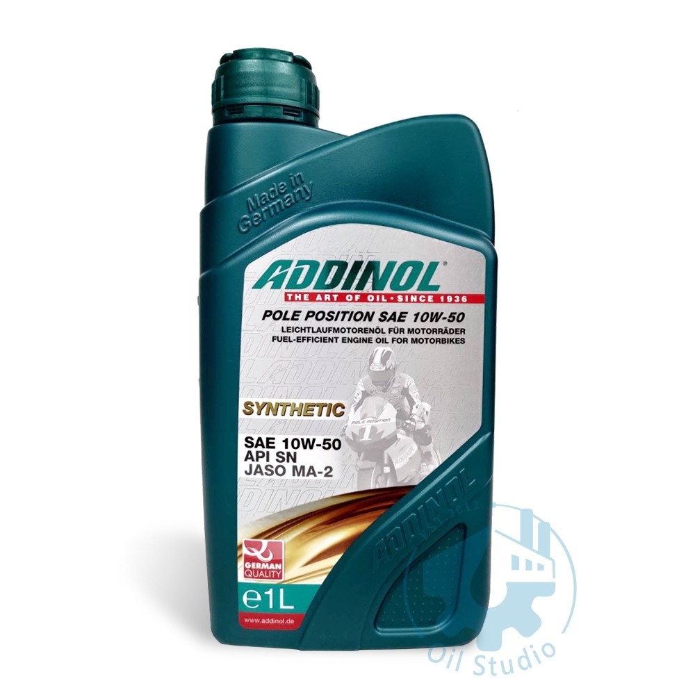 《油工坊》ADDINOL POLE POSITION 4T 10w50 機車 合成 PAO MA2 德國 原裝 | 蝦皮購物