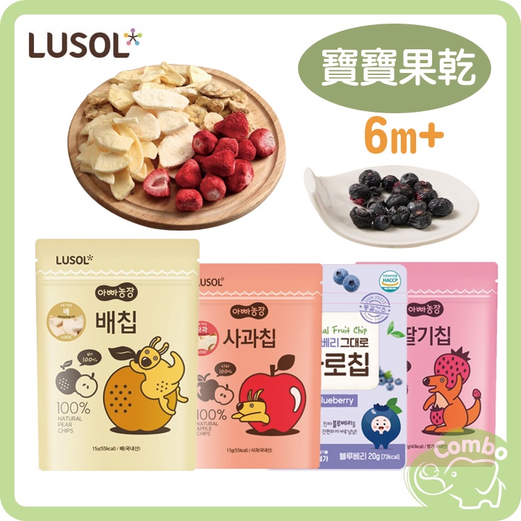 韓國 LUSOL 水果乾 寶寶果乾 幼兒零食 | 蝦皮購物