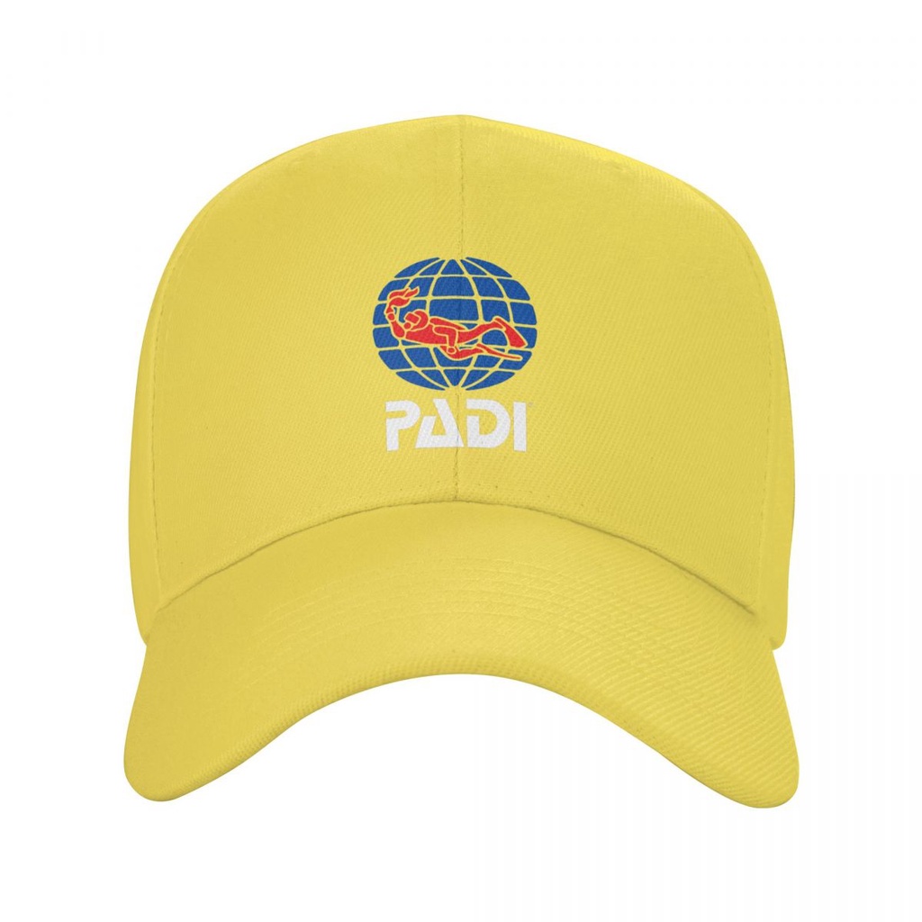 Scuba Driver Padi logo 素色鴨舌帽 棒球帽 彎簷帽 帽子 男女同款運動戶外遮陽帽 可調整 9種顏 | 蝦皮購物