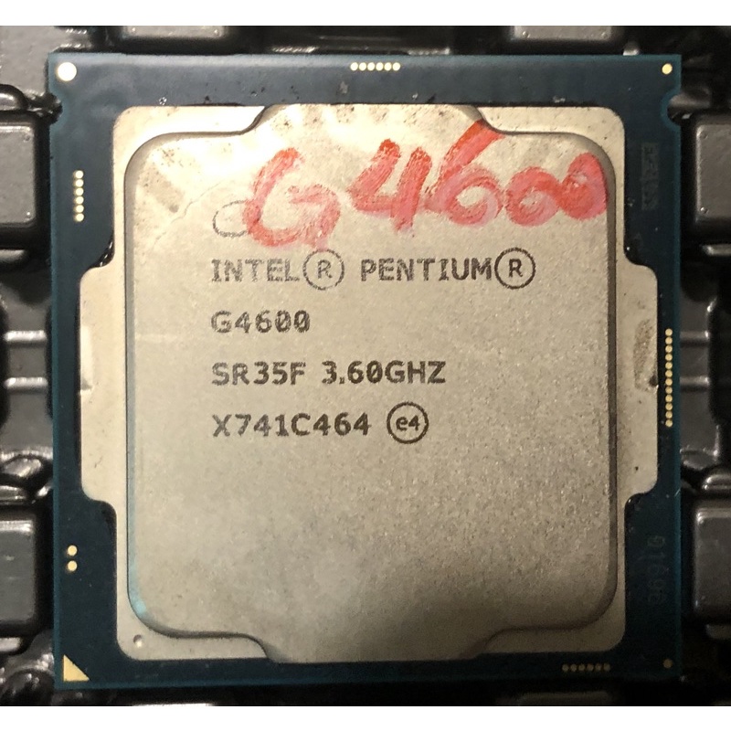 Intel Pentium G4600 3.6G / 3M SR35F 2C4T 七代1151 模擬四核處理器 | 蝦皮購物