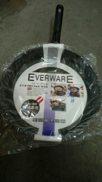 英國 EVERWARE 31/34/37CM 手工鑄鐵多功能不沾鍋/平底鍋(鐵鏟專用)_真俗五金賣場 | 蝦皮購物
