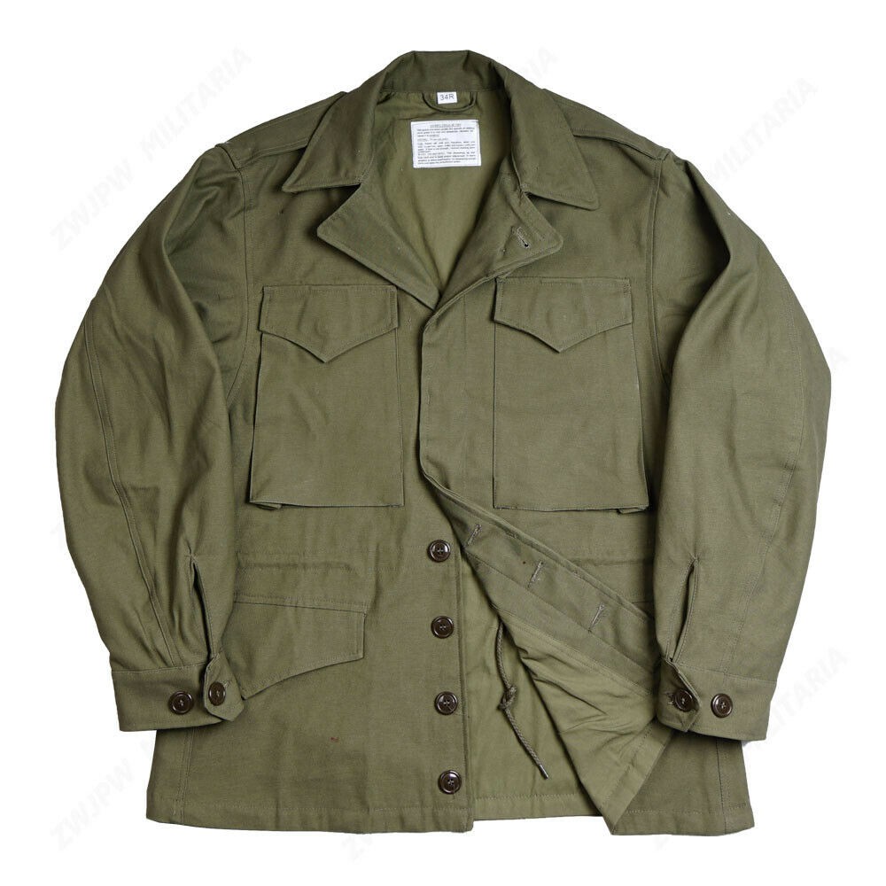 WW2 US military ARMY GREEN M43 COAT Jacket 戶外夾克高品質完美復制軍裝博物館收 | 蝦皮購物