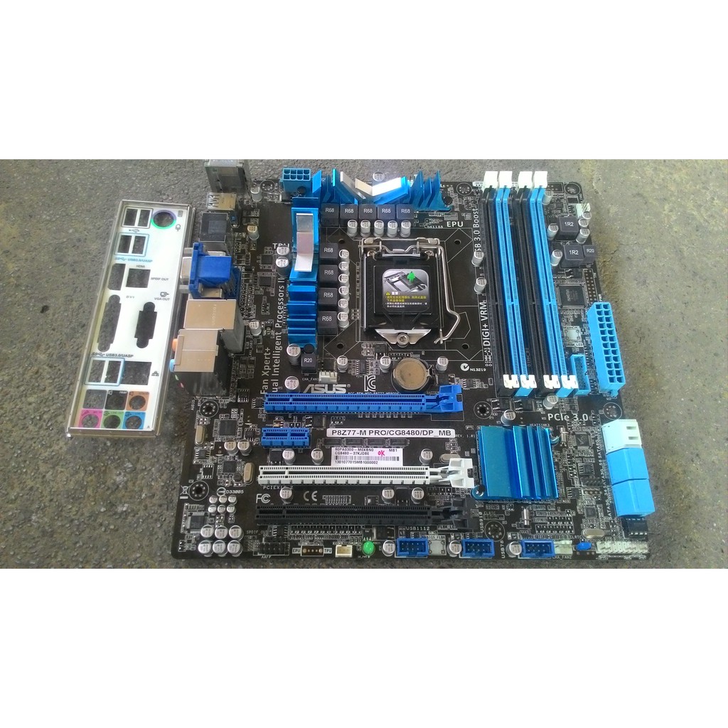 華碩 ASUS Z77 P8Z77-M PRO/CG8480/DP_MB LGA1155腳位可超頻高階主機板 良品 | 蝦皮購物