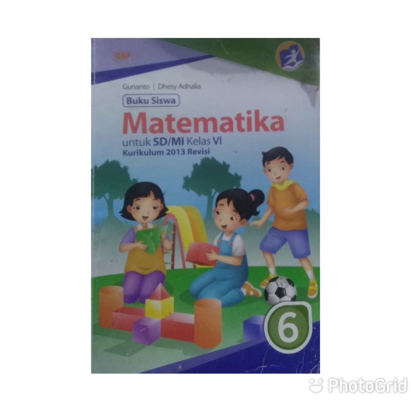小學/小學 6 年級數學學生書 By.Gunanto | 蝦皮購物