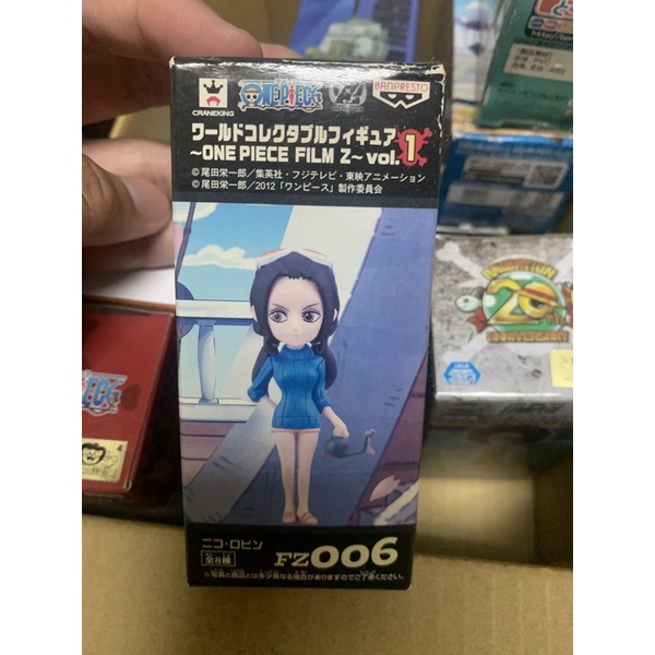 日版金證 景品 WCF 海賊王 劇場版 Z VOL.1 FZ006 羅賓 全新未拆 | 蝦皮購物