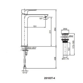 《E&J網》美國 KOHLER 面盆龍頭 K-25103T-4F-2BL 單槍中高面盆龍頭 黑 高品質 詢問另有優惠 | 蝦皮購物