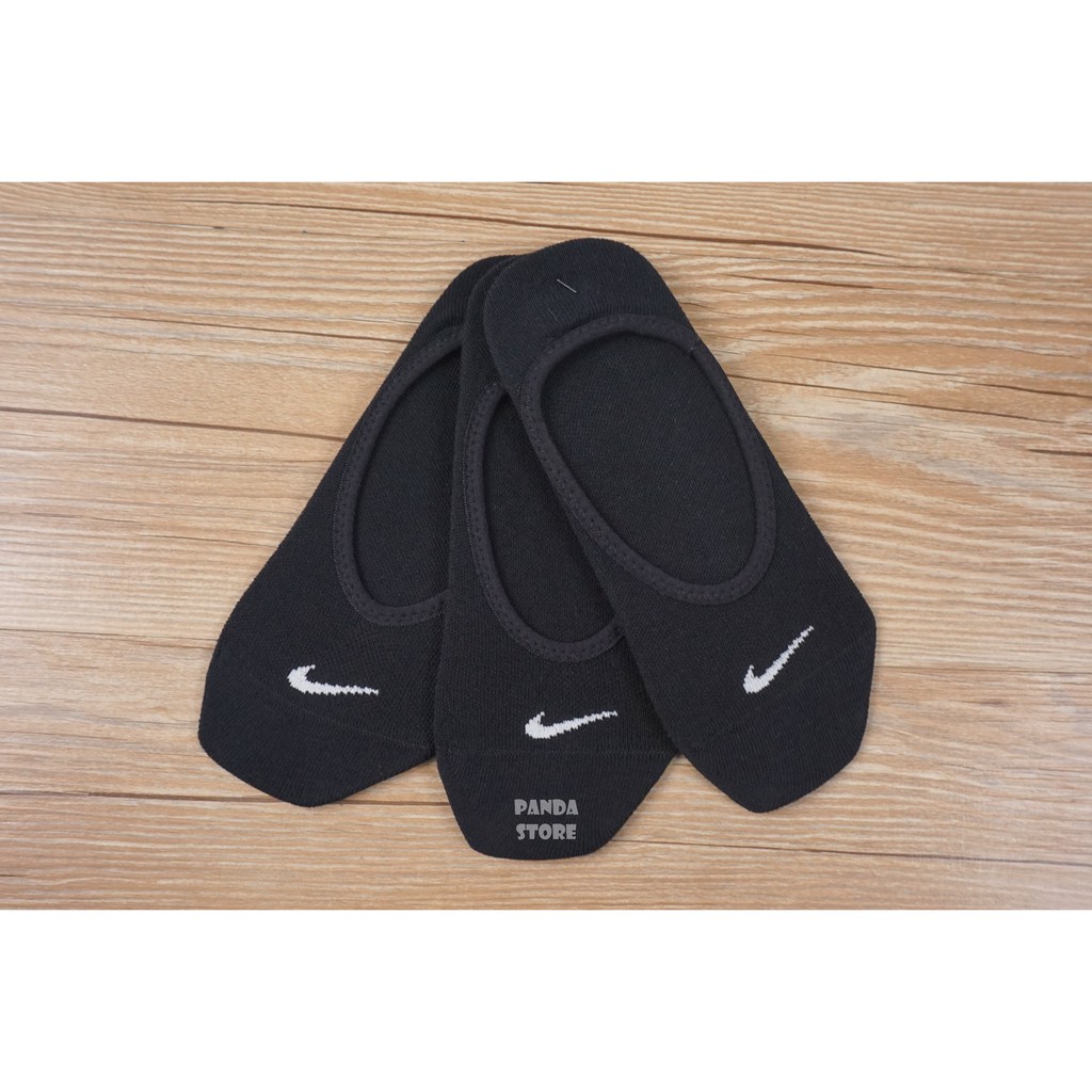 胖達）NIKE 基本款 排汗 踝襪 襪子 船型襪 隱形襪 後跟止滑 SX4863-010 黑 白 900 白米黑 女 | 蝦皮購物