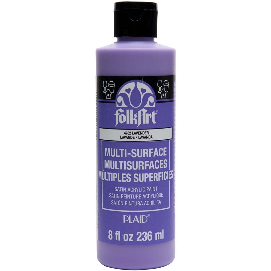 FolkArt 薰衣草色 236 ml Multi-Surface Satin 多重表面絲光壓克力顏料 - 4782 | 蝦皮購物