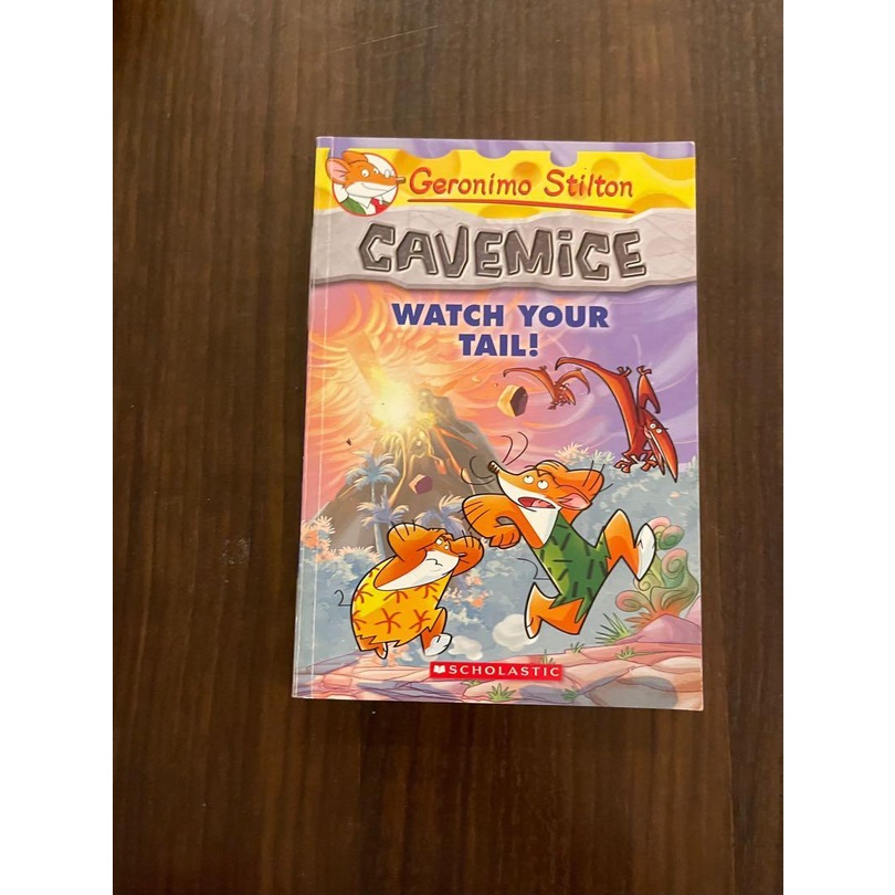 英文故事書 老鼠記者 Watch Your Tail (Geronimo Stilton Cavemice #2) | 蝦皮購物