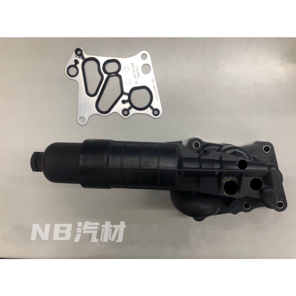 【NB汽材】賓士BENZ M271/W203W204/W212/R170 機油芯座/機油冷卻器總成 2711801410 | 蝦皮購物