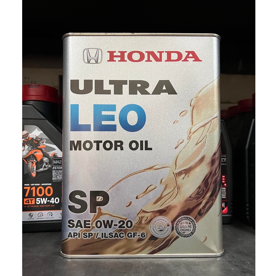 店內價【高雄阿齊】HONDA 日本原裝 原廠 本田 ULTRA LEO SP 0W20 GF-6 單罐4公升 | 蝦皮購物