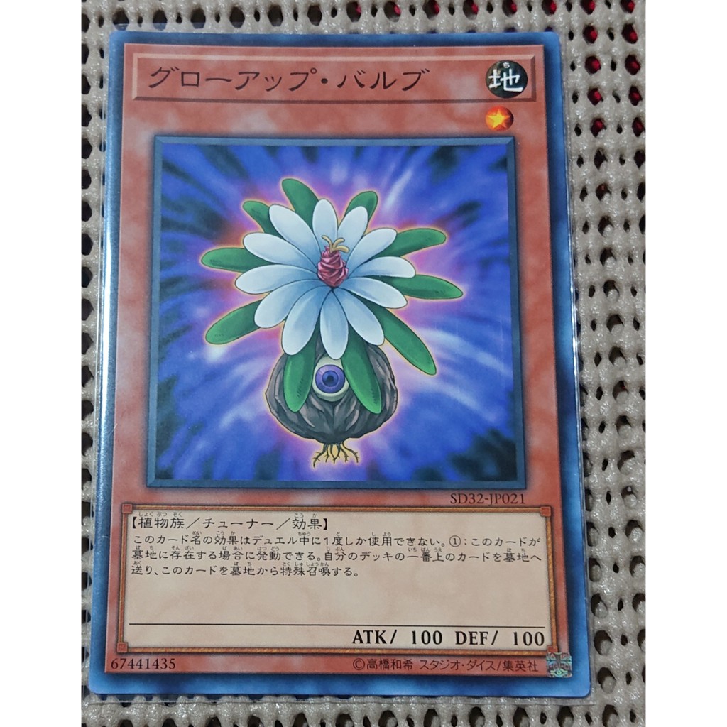 [ 隨緣遊戲王卡 ] SD32-JP021 成長球莖 (普卡) | 蝦皮購物