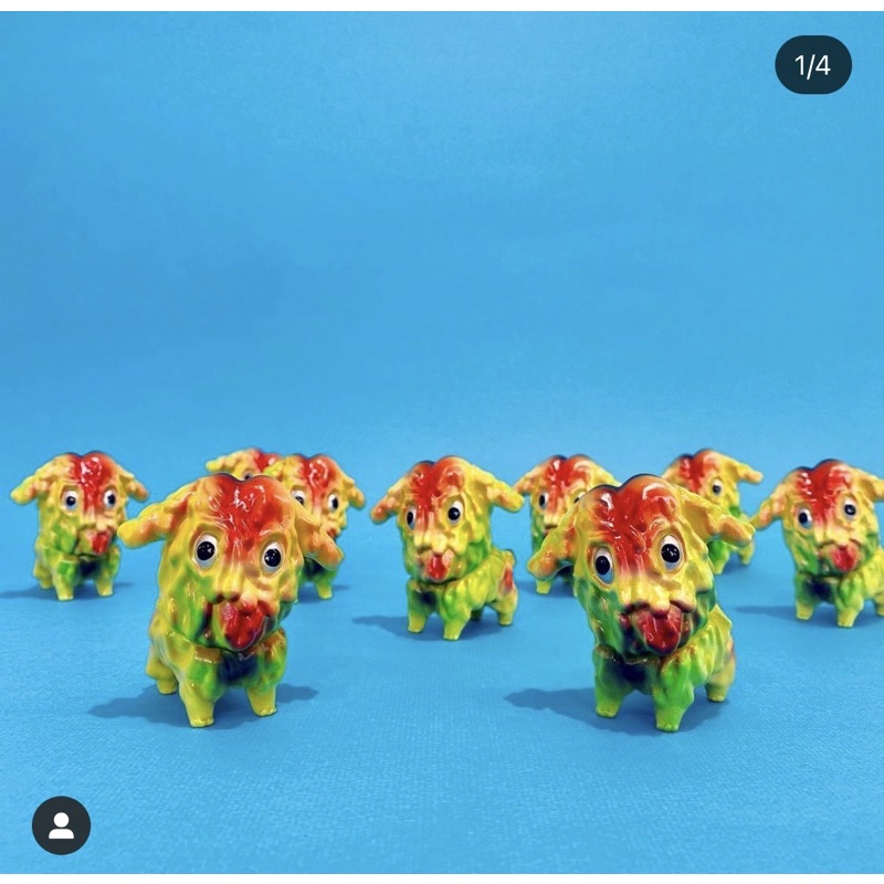 換或售 papira 黑多拉狗狗 微小怪獸 巨狒毛蟲 遠古巨狒 設計師 玩具 軟膠 sofubi ttf 抽選 蘑菇玩具 | 蝦皮購物