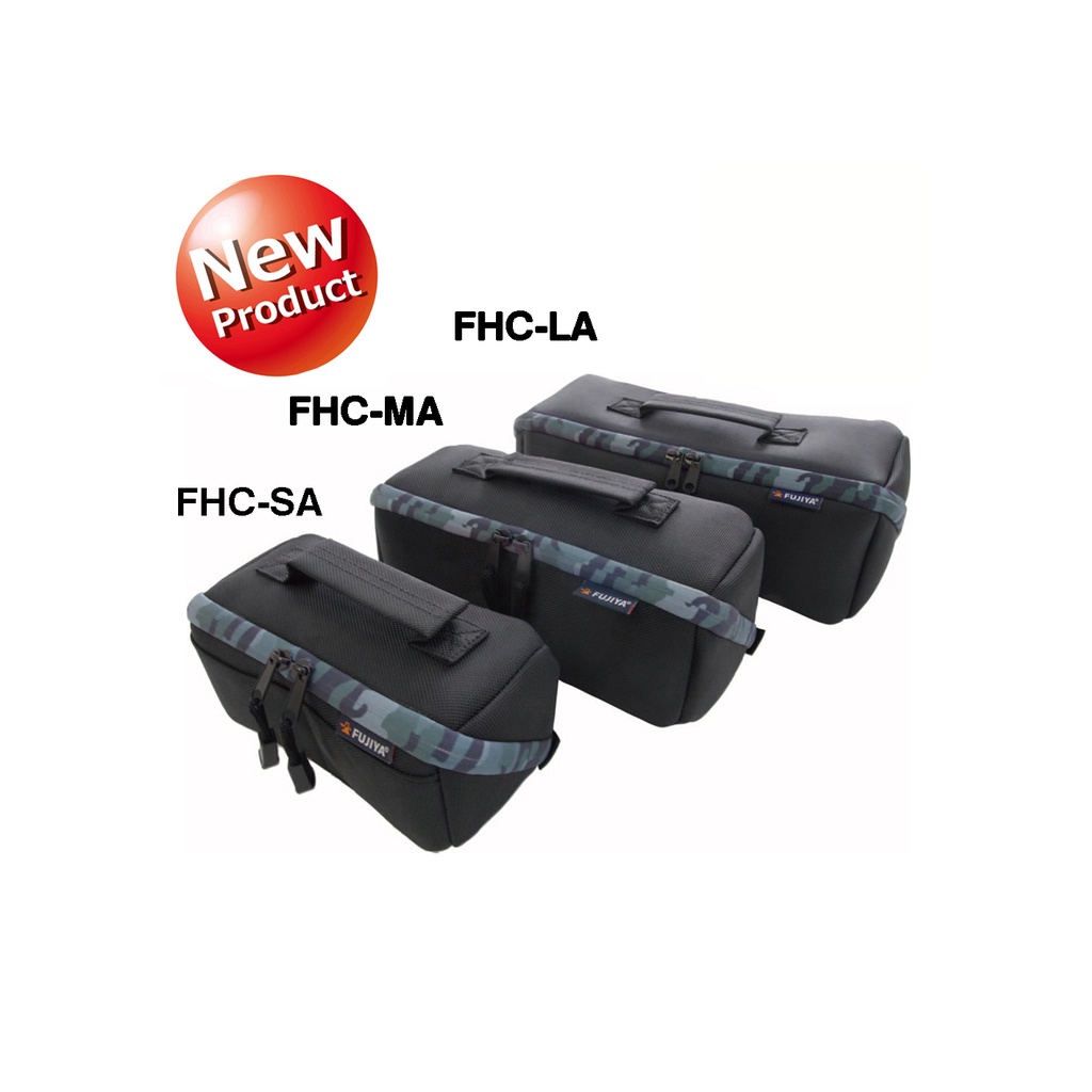 【JAY五金】FUJIYA 日本富士箭 FHC-SA FHC-MA FHC-LA 緩衝大開口工具收納袋-迷彩藍黑 | 蝦皮購物