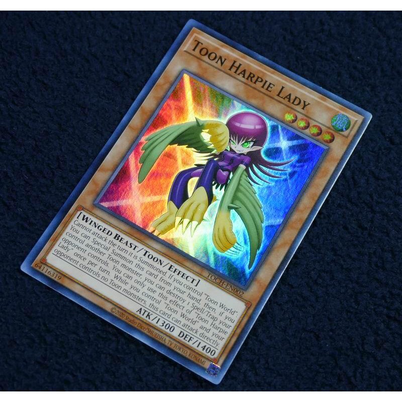 正版遊戲王 TOCH-EN002 美英2刷 亮面 卡通神鷹女郎X1(M/NM)=WPP1-JP002 | 蝦皮購物