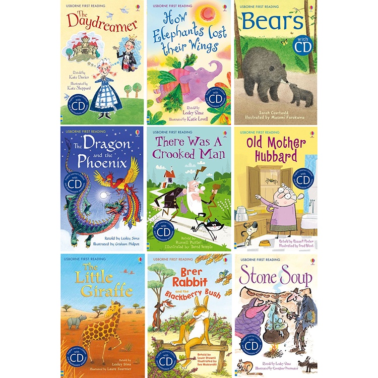 Usborne First Reading: Level 2 書+CD 英文有聲讀本 英美雙發音【歌德書店】 | 蝦皮購物