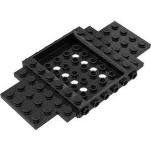 [樂磚庫] LEGO 65634 載具 底座 黑色 6x12x1 6287679 | 蝦皮購物