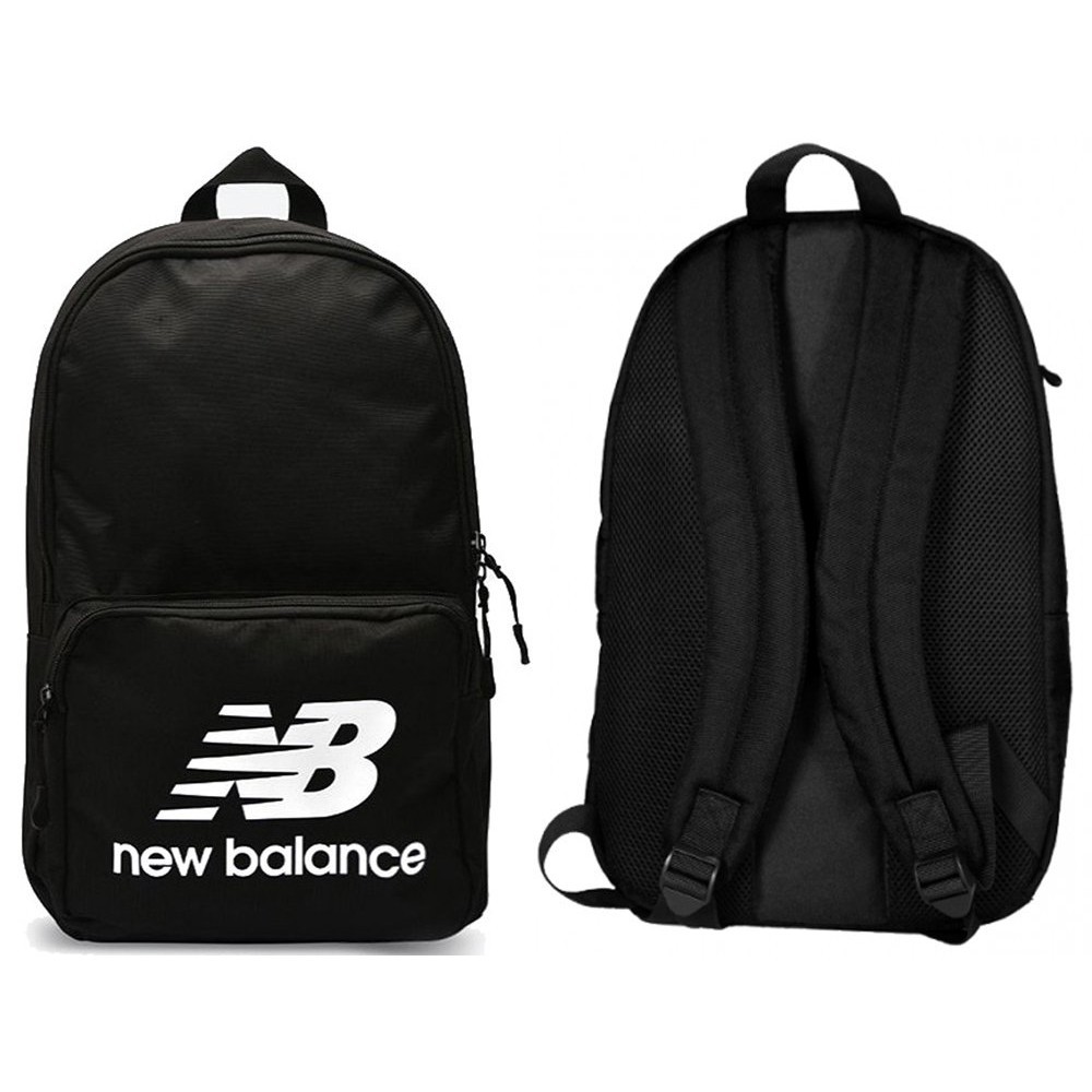 帝安諾-實體店面NEW BALANCE NB 背包休閒 運動 後背包 筆電包 黑色 白色大LOGO NTBCBPK8BK | 蝦皮購物