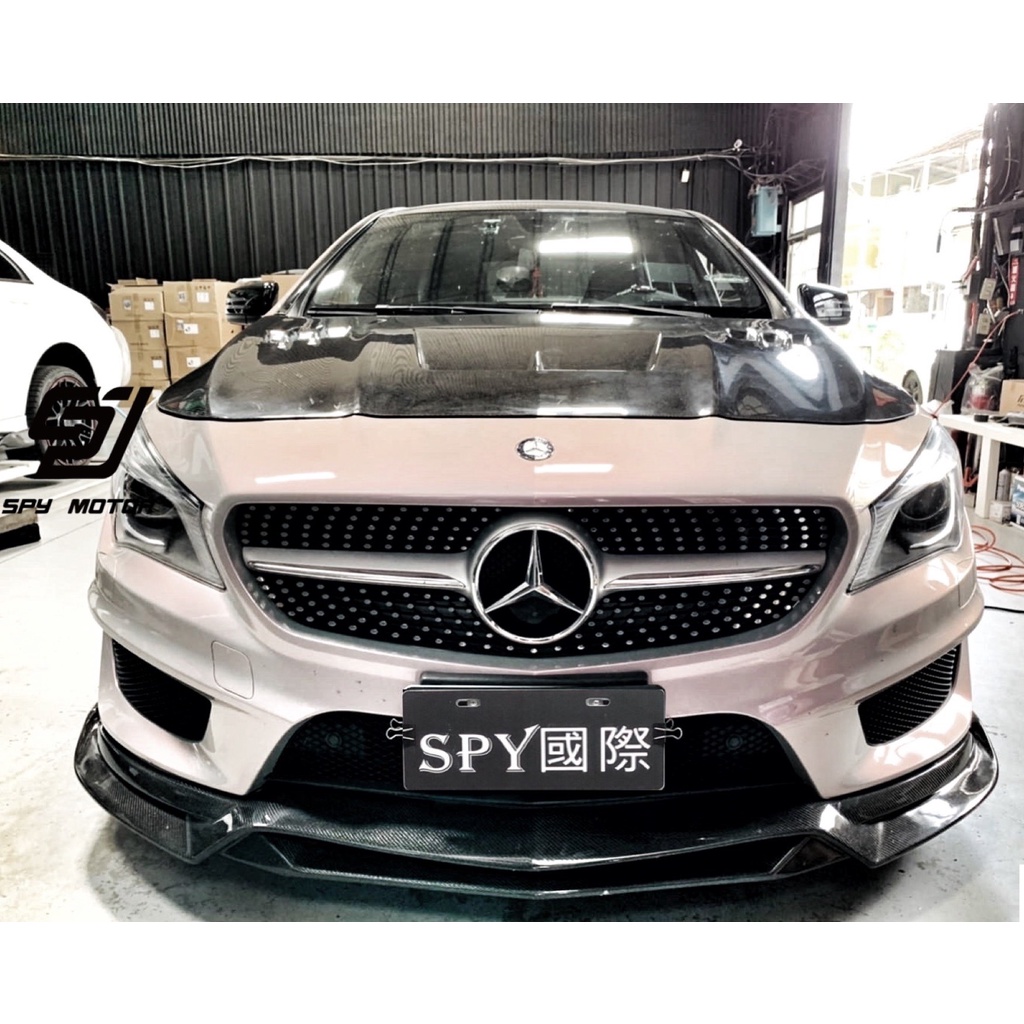 【SPY MOTOR】Benz W117 CLA開孔碳纖維引擎蓋 | 蝦皮購物