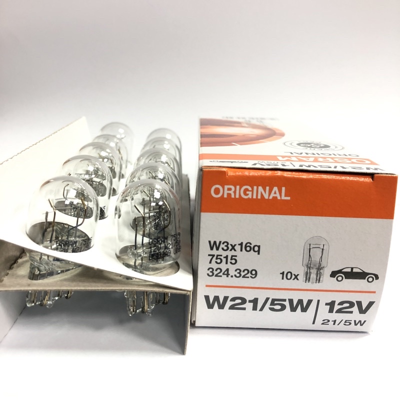 [晴天] OSRAM T20 12V 7505 單芯 7515 雙芯 21W 21/5W 清光 原廠光 4300K | 蝦皮購物