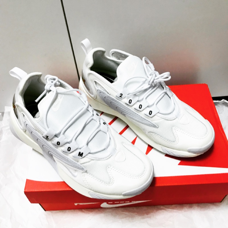 人氣潮流百搭 Nike女生 Zoom 2K us7 象牙米白 | 蝦皮購物