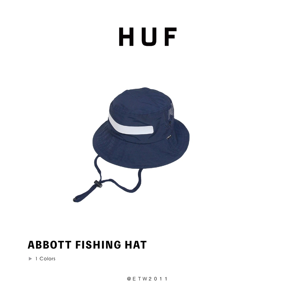 ☆ETW☆【台中店】HUF ABBOTT FISHING HAT 透氣 戶外 登山 漁夫帽 | 蝦皮購物