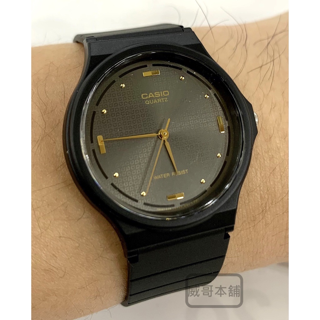 【威哥本舖】Casio台灣原廠公司貨 MQ-76-1A 復古簡約石英錶 黑面款 MQ-76 | 蝦皮購物