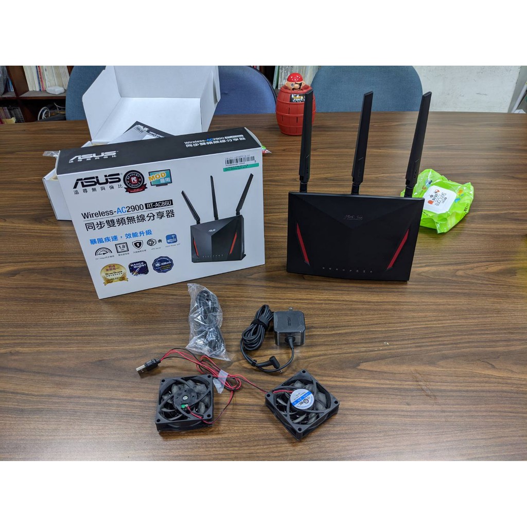 ASUS 華碩 RT-AC86U AC2900 Ai Mesh 雙頻WiFi無線Gigabit 電競路由器(分享器) | 蝦皮購物