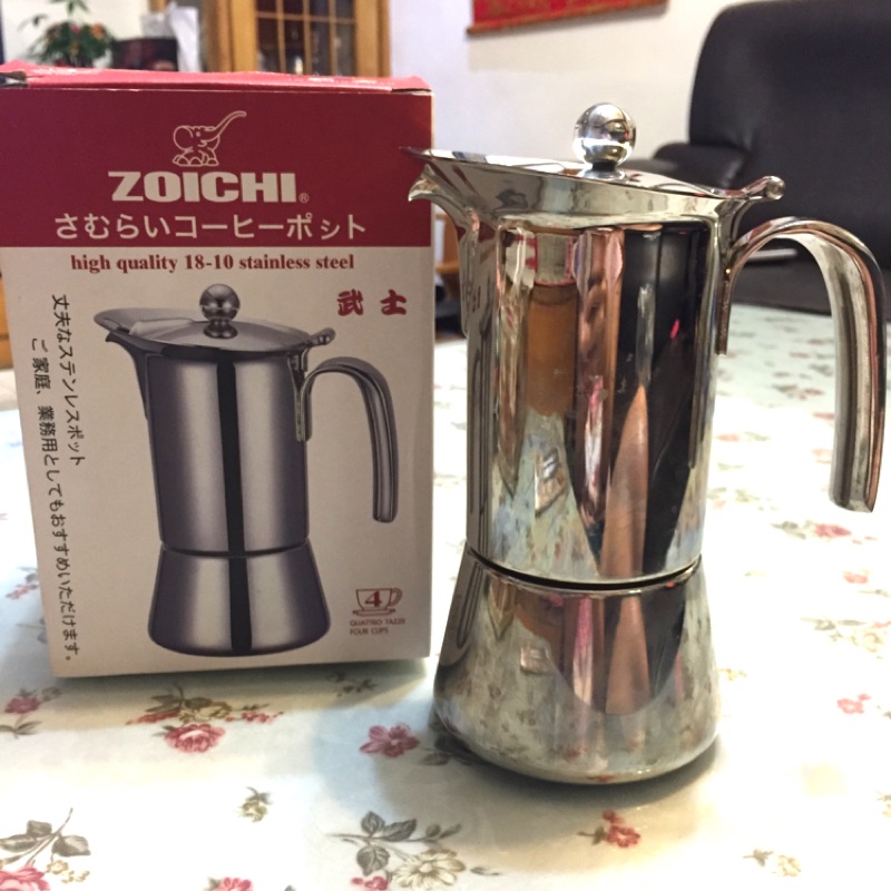 超優惠-日本ZOICHI象好-武士-咖啡摩卡壺 | 蝦皮購物