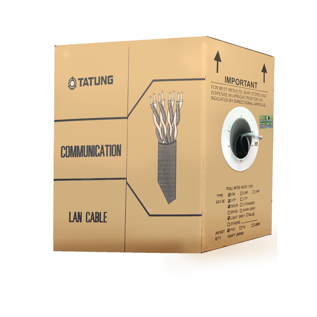 現貨 大同網路線 cat.5e（305米）灰白 | 蝦皮購物