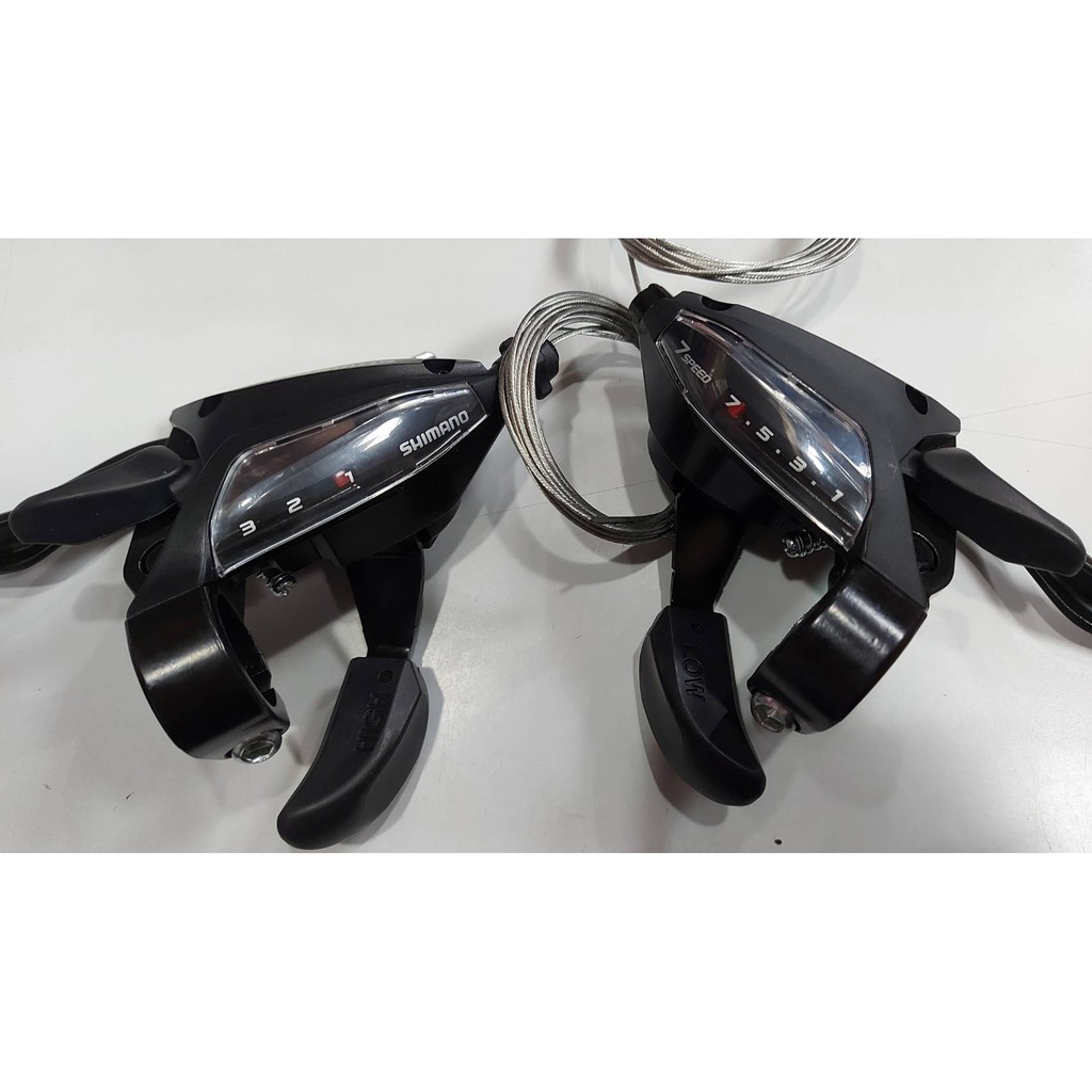 {名森自行車}全新SHIMANO ST-EF500 3x7 21速變速.煞變一體變速手把 | 蝦皮購物