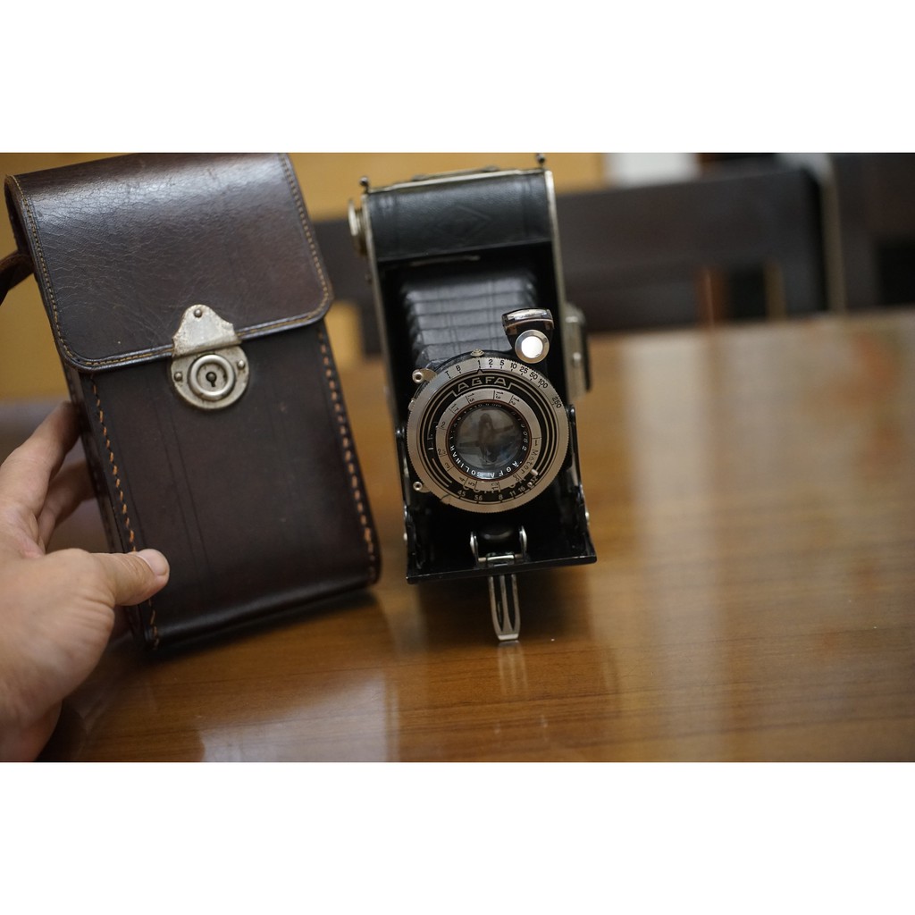 【已售出】經典個人收藏德製Agfa Billy Compur蛇腹古董120估焦摺疊照相機 | 蝦皮購物