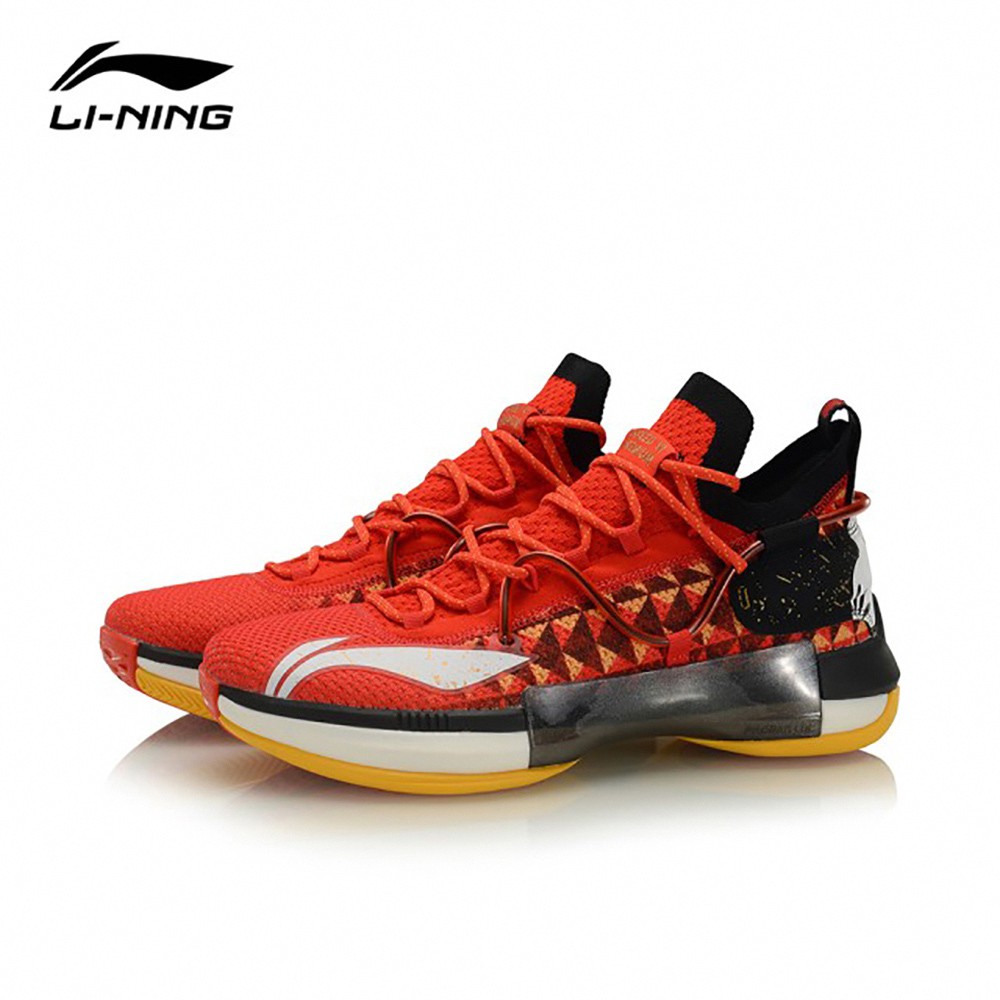 【LI-NING 李寧】閃擊 VI Premium 專業男子籃球鞋 炙焰紅 ABAQ001-6M | 蝦皮購物