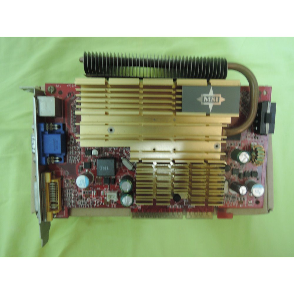 微星 MSI AGP 7300 GT 256mb 舊電腦救星 win7 win8 支援 顯示卡 | 蝦皮購物